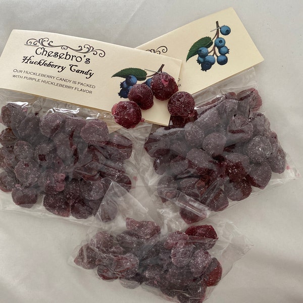 Huckleberry Hard Candy Drops 3 PACK With FREE SHIPPING - Etsy