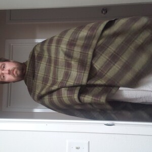 Irish Tweed Wool Cape Ruana Wrap Rectangle Cloak 100% Pure - Etsy