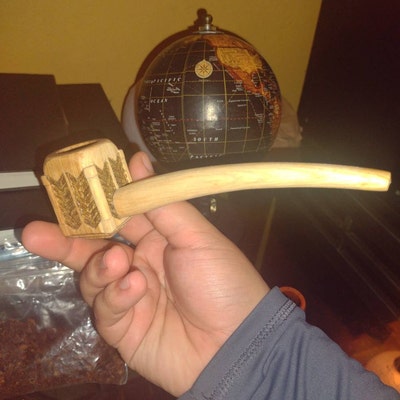 The Hobbit Bilbo's Pipe, Wooden Handmade Pipe, Bilbo Baggin's Pipe ...