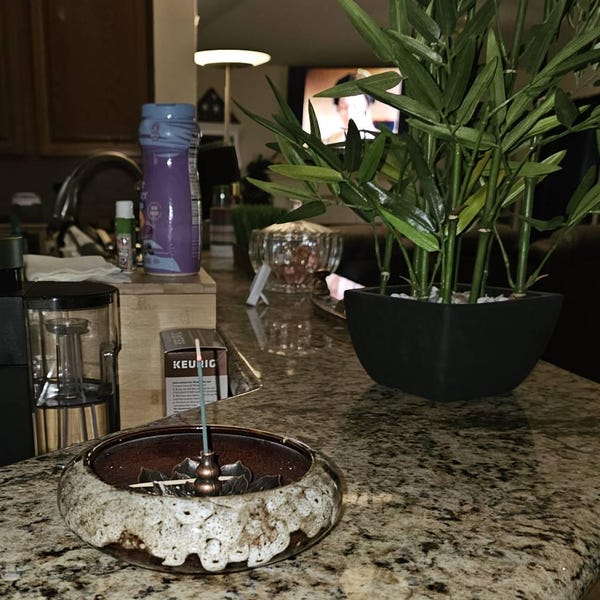 Black Walnut Solid Wood Line Incense Incense Holder, Handmade Tea ...