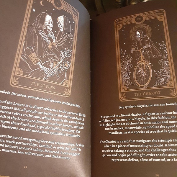 The Marigold Tarot: A Guide to the Symbolism Hardcover Guidebook - Etsy ...