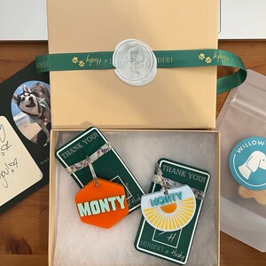 Custom Acrylic Dog Tag Personalized Dog Name Tag Dog ID Name - Etsy