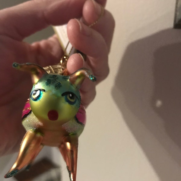 Beetle - Handmade, Glass Christmas Ornament, Made in Polish Manufacture ...