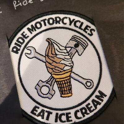 Ride Motorcycles Eat Tacos Patch / Iron on Patch / 3 - Etsy