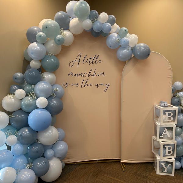 125pcs Baby in Bloom Balloon Arch Kit - Pink Yellow Balloons Garland ...