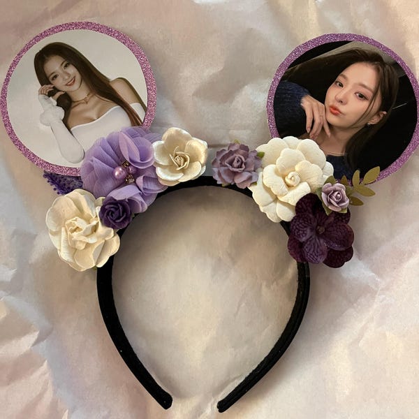 Custom Kpop Floral Headband - Etsy