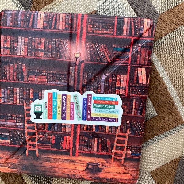 3.5" Love Your Shelf 2.0 Stickers | Matte | Romance Tropes Pink ...