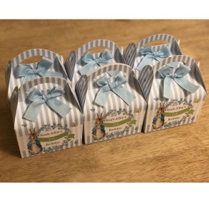 Peter Rabbit Personalised Childrens Party Box Gift Bag Favour - Etsy