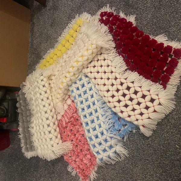 Loom Frame for Pom Pom Blankets - Choose Your Size! - Loom Weaving ...