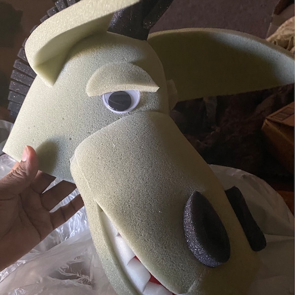Foam Party Hats Donkey Hat - Handmade Donkey Hat - Shrek Donkey Costume ...