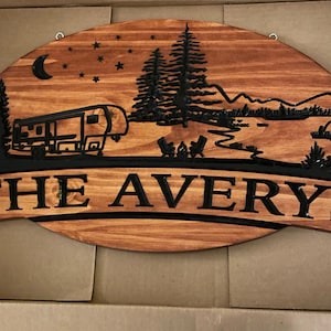 RV Sign Camper Sign Engraved Rv Sign Campsite Flag RV Flag | Etsy