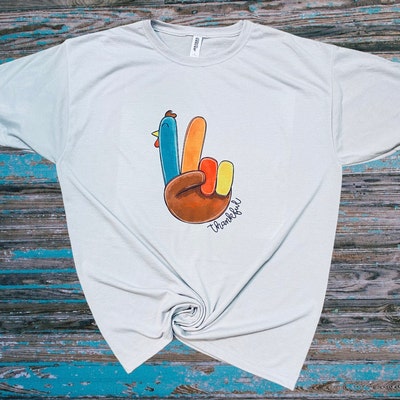 2 Files, Peace Sign Turkey PNG File, Thanksgiving Sublimation File - Etsy