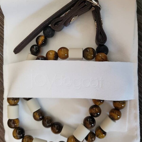 Lithotherapy and Anti-ticks Collar for Dog, Anti-anxiety and ...