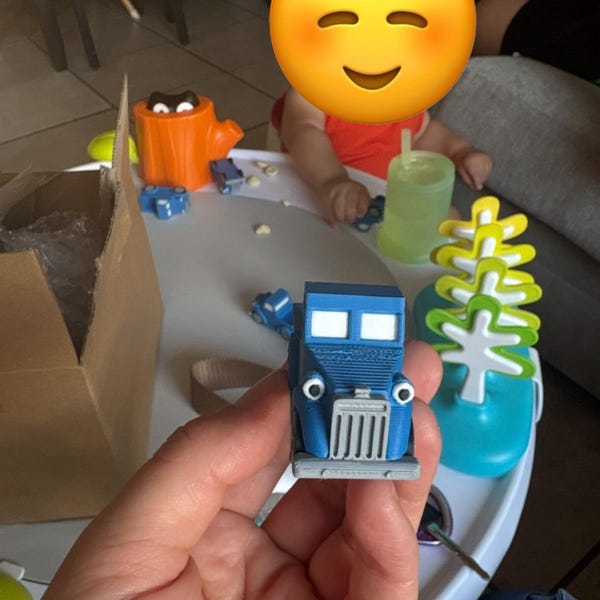 Little Blue Truck Toy | 3D Printed Gift for Kids | Farm Play Toy - Etsy