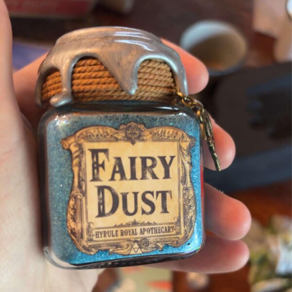 Final Fantasy Inspired HOLY WATER Potion Bottle With Magical Swirling ...