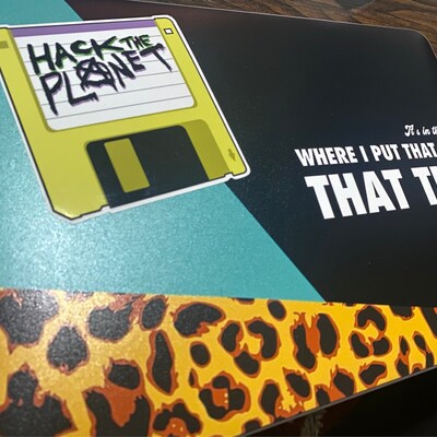 Hack the Planet Floppy Disk Stickers & Magnets Life Size Hackers Floppy Disk FREE US SHIPPING - Etsy