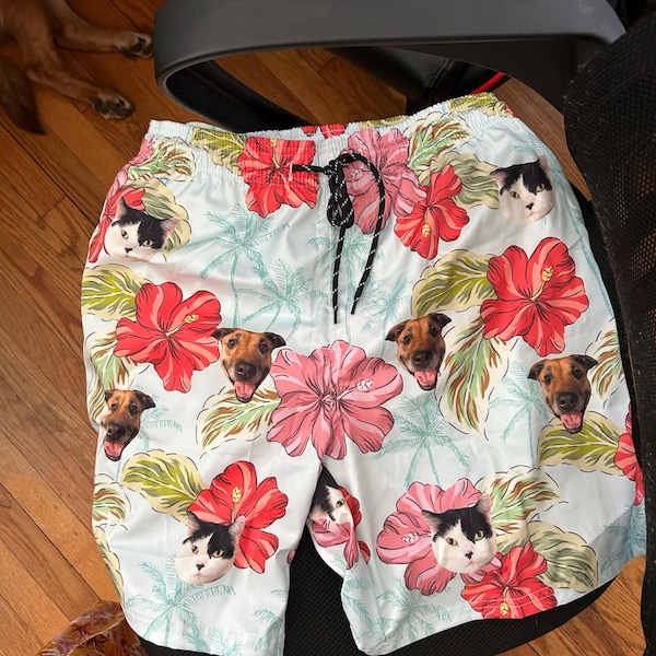 Personalized Face Swim Trunks,custom Face Men Swimwear,photo Swim ...