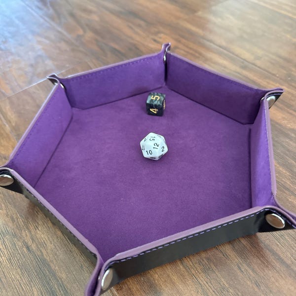 Dnd Dice Tray, Collapsible Dice Tray, Portable Dice Tray - Etsy