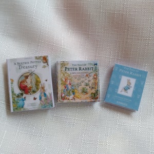 Miniature Books SET Fairy Tales Beatrix Potter Handmade - Etsy