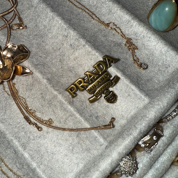 Vintage Prada Brooch - Etsy UK