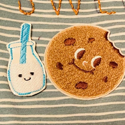 Bubble Tea Iron on Patch Funny Kawaii Food Sew on Badge DIY embroidery ...