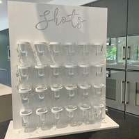 Shot Wall Shot Stand Shots Wall Various Size Options. White - Etsy Canada