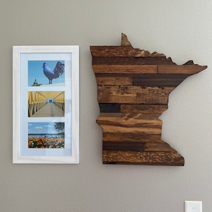 Minnesota Rustic Wood State Cut Out, Wood Art Sign, Minnesota Wood Sign ...
