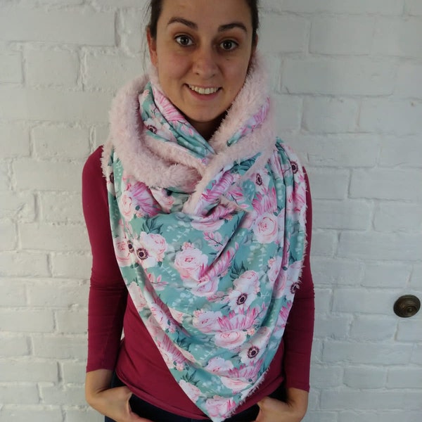 Triangle Scarf, Wrap Scarf Sewing Pattern, Pdf Pattern, Triangle Wrap ...