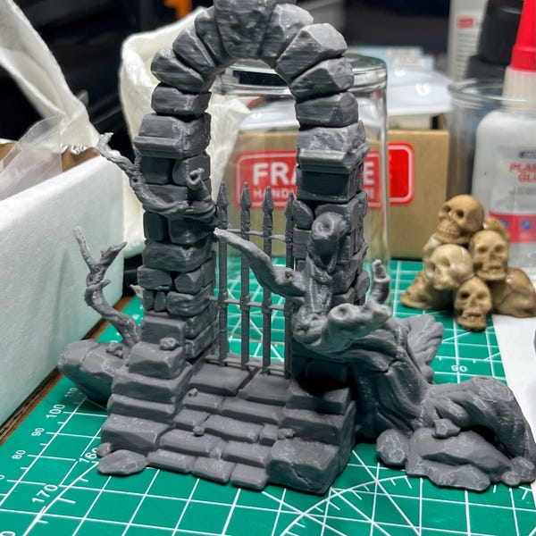 Tabletop Terrain Garrison Guard Post Barracks Dnd RPG Skirmish 32mm - Etsy