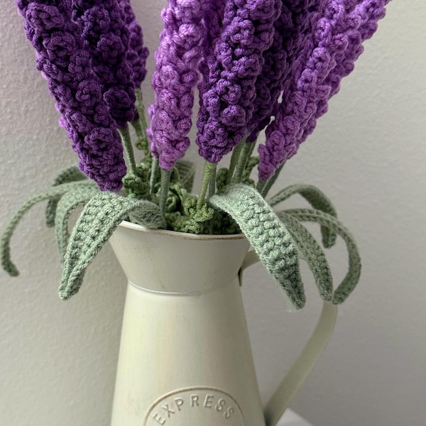 One Lily With Bud,crochet Lily Flower Bouquet, Stargazer Lily, Hand ...