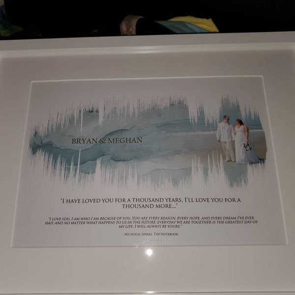 Sound Wave, Wall Art Gift, Music Gifts, Valentines, Song Lyrics, First ...