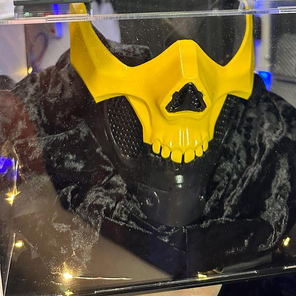 Dark Takeda Mask From Mortal Kombat 1 - Etsy