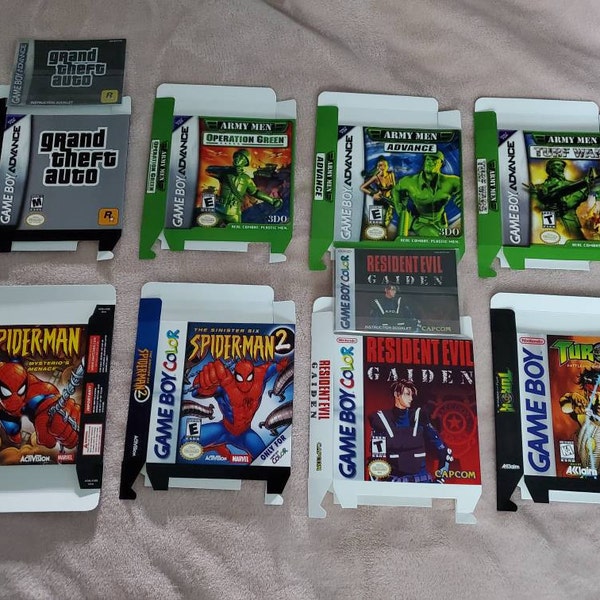 Gameboy Color Blue Console Box Europe Version With No English NO ...