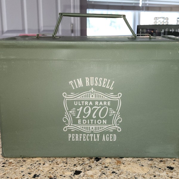 Personalized Ammo Box - Ammo Storage, Custom Ammo Can, Groomsmen Gifts ...