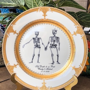 Gold Bat Plate Dinner or Salad Size Customizable Durable & - Etsy