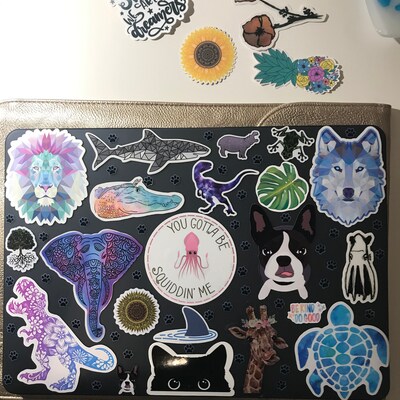 Boston Terrier Vinyl Sticker Laptop Decal - Etsy