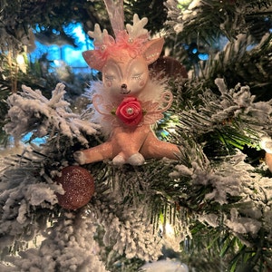 Pink Shabby Chic Christmas Victorian Christmas Pink Village - Etsy