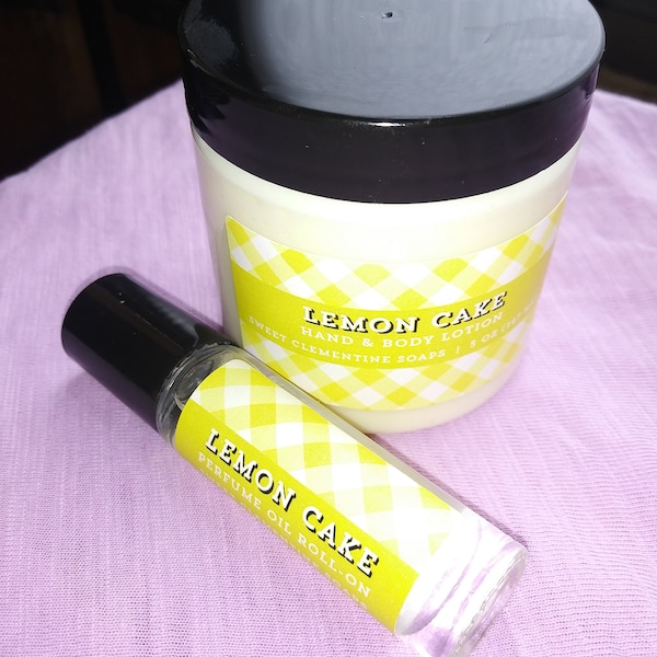 Lemon Cake Perfume Oil Fragrance Roll On - Etsy