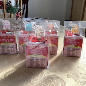 Set of 15 Tea Bag Quote Stickers - Etsy