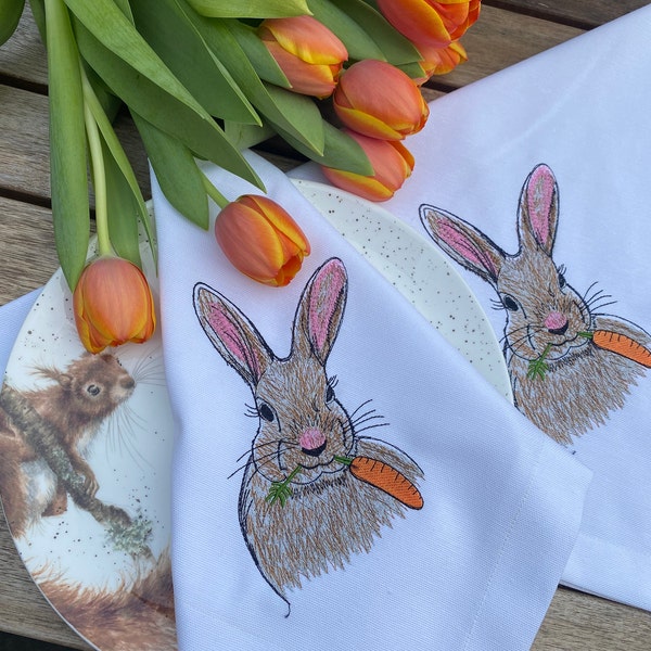 Spring Rabbit Machine Embroidery Design | Sweet Bunny Machine ...