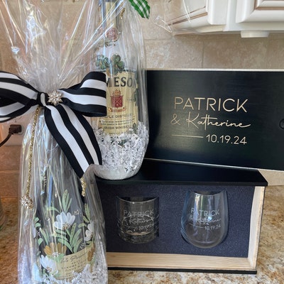 Personalized Wedding Card Drop Box Engraved Slidetop Wood Box With Card ...