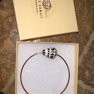 Custom Gold Hawaiian Shell Bangle, Shell Bangles, Made in Hawaii, Gifts ...