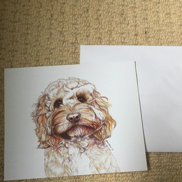 Cockapoo Greeting Card / Variety of Doodle Labradoodle Cavachon and Goldendoodle Cards / Funny ...