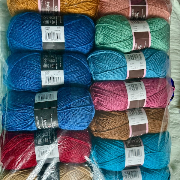 Persian Tiles Crochet Blanket Pattern & Yarn Pack: Marrakesh Colorway ...
