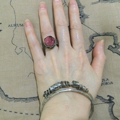 Wide Metal Ring Men Bands Brass Men Ring Melted Brass Jewelry - Etsy