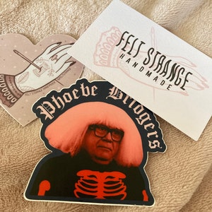 Phoebe Bridgers X Ongo Gablogian Sticker 3 SIZES 3 VARIATIONS It's ...