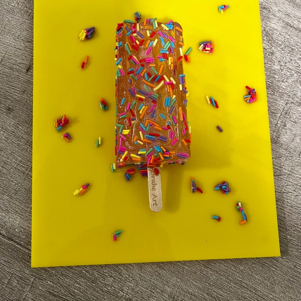 Popsicle Shadow Box, Pop Art Wall Hanging, Nursery Wall Art, Home Decor ...