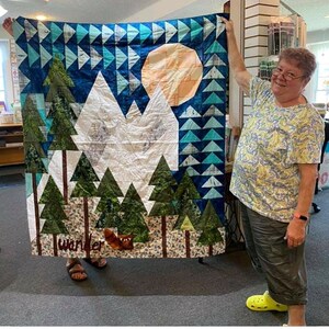 Midnight Trip Quilt Pattern by Nine Mile Patterns 2120 | Etsy