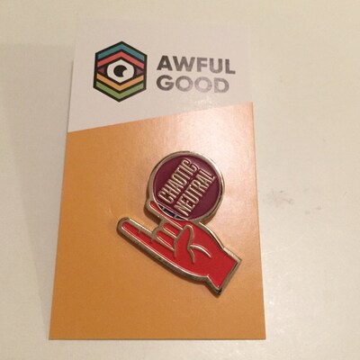 Chaotic Good RPG Alignment 1.25 Enamel Pin - Etsy