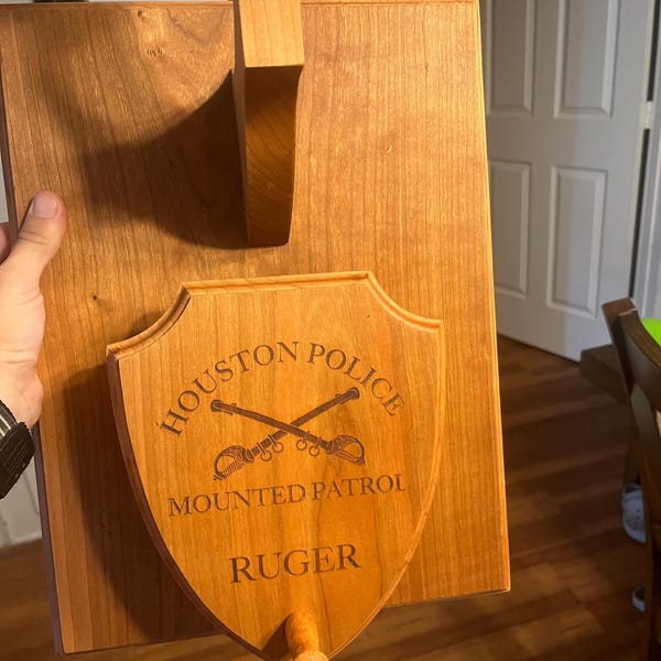 Personalized Cavalry Stetson, Saber & Spurs Wood Display Wall Plaque - Etsy